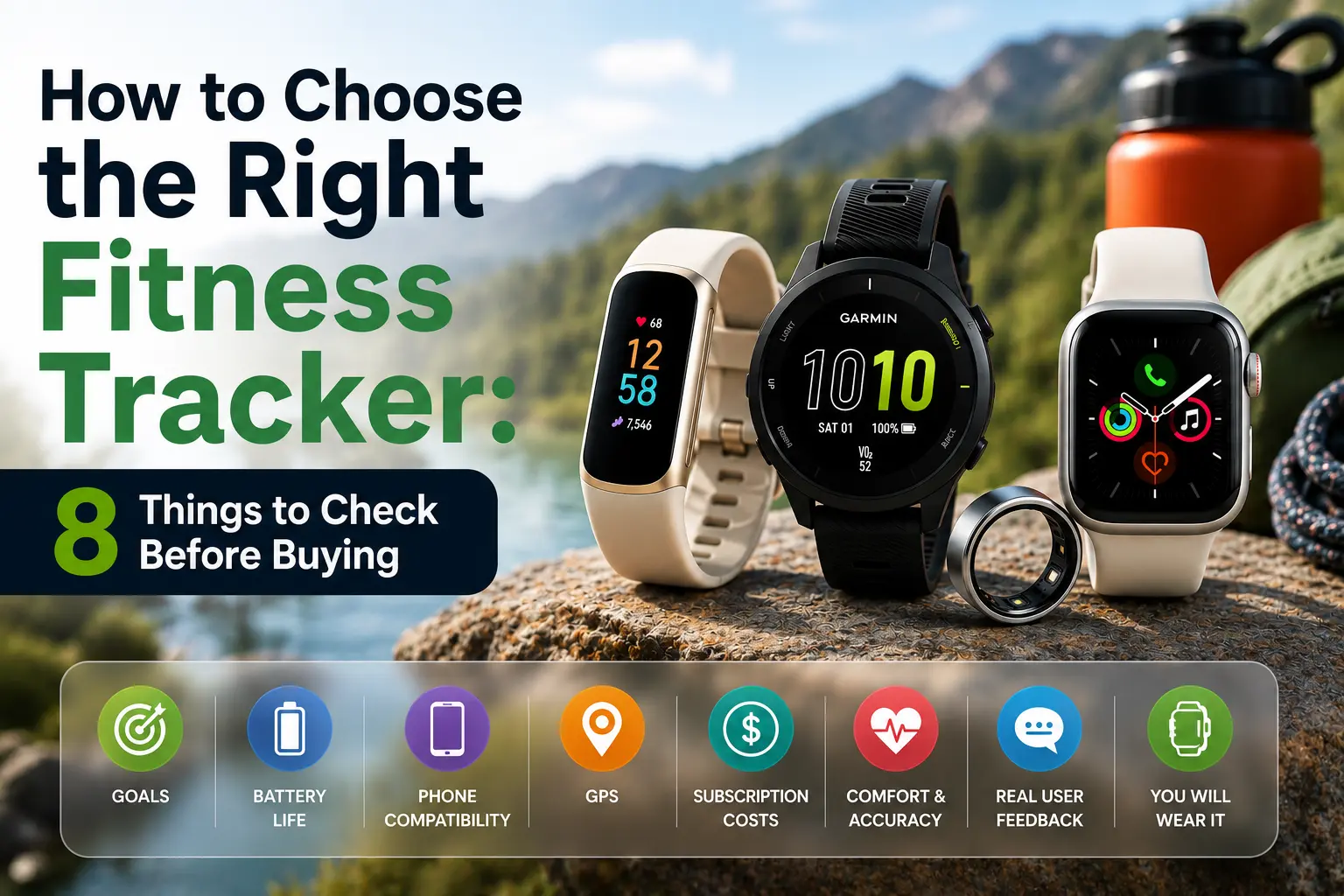 Den richtigen Fitnesstracker finden: 8 Punkte, die du vor dem Kauf ...